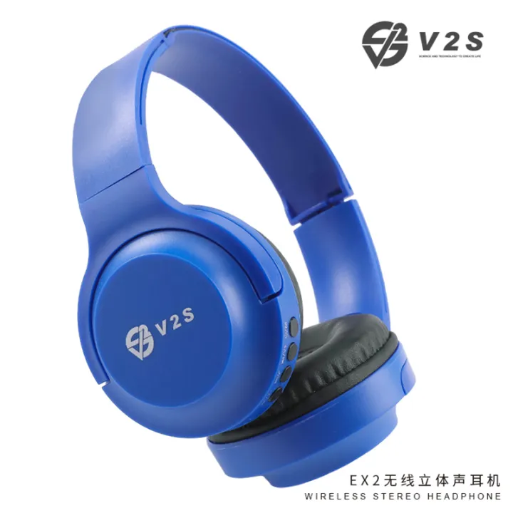 V2S EX2 Foldable Headphone Wirless Gaming Headphone With Headset Stereo ...
