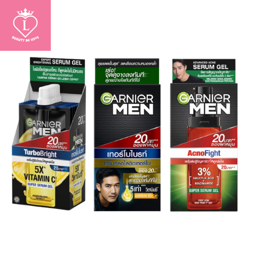 Garnier Men การ์นิเย่ เมน เซรั่ม (3สูตร) 7มล. | Lazada.co.th