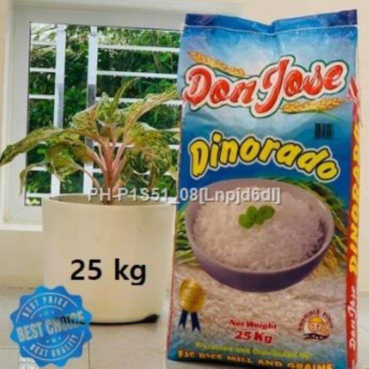 Don Jose Dinorado Rice Whole Grain-Premium 25 kg | Lazada PH