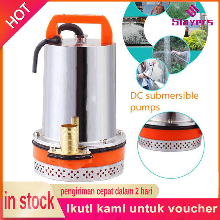 (BISA COD) Mesin Pompa Air Celup Pompa DC 12V Submersible Pump Solar Pump Pompa Kolam Khusus 12 ...