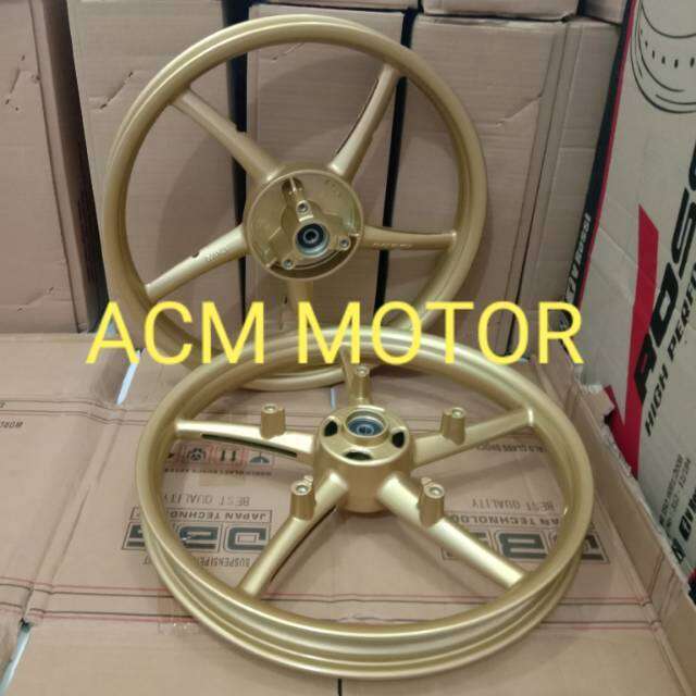 RODA VELG RACING MOTOR SUZUKI SATRIA FU 150 , SEPASANG MODEL RCB MEREK ...