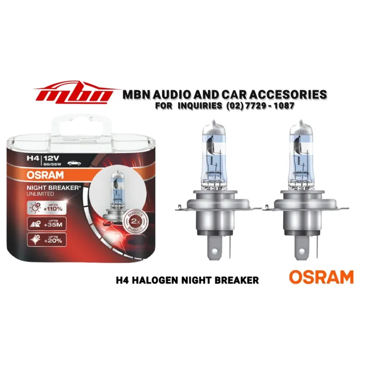 Osram H4 Night Breaker Unlimited | Lazada PH