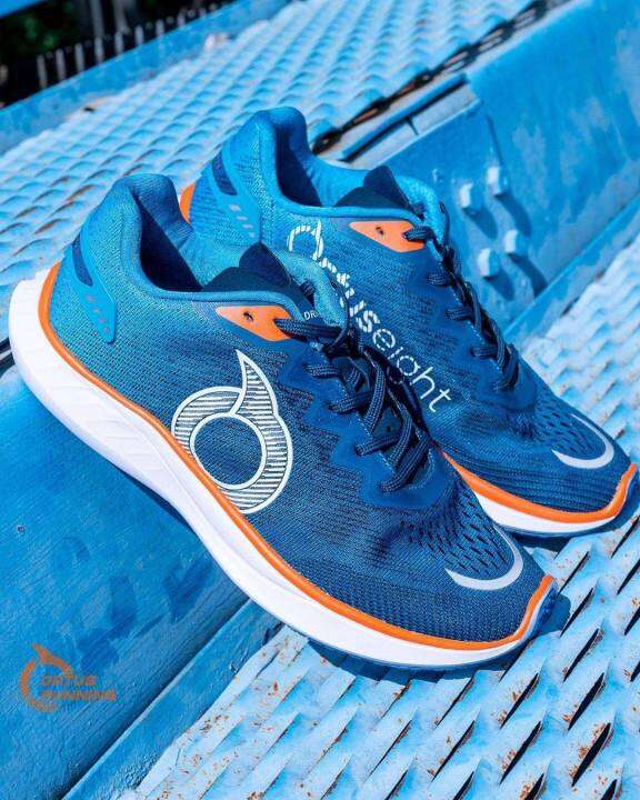 ortuseight hyperdrive 2.0 navy cyan white sneakers sepatu running ...