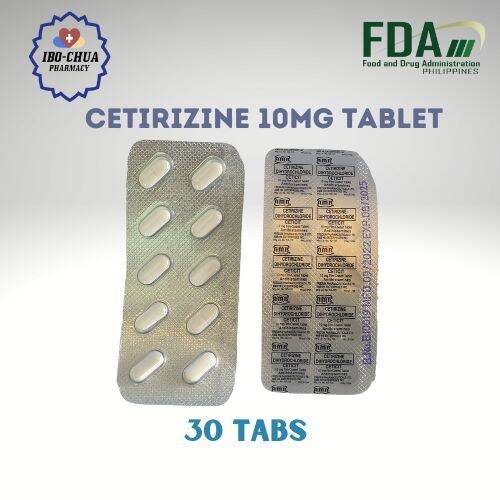 Cetirizine Dihydrochloride (CETICIT) Antihistamines 10mg- 30 Film ...