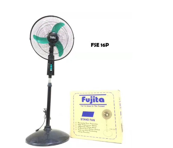 Fujita 16" Stand Fan Banana Type FSE-16P high performance motor 3 speed ...