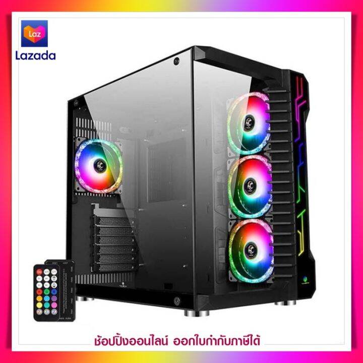 TSUNAMI ATX Case (NP) Protector Vision II (Black) # เคสคอมพิวเตอร์ ...