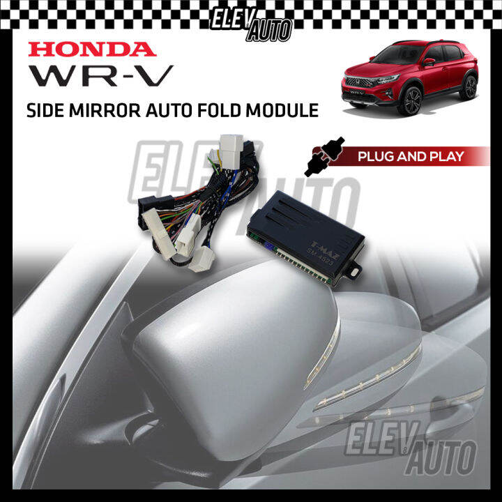 Honda WR-V WRV Side Mirror Auto Fold Module Alarm System Remote Flip ...