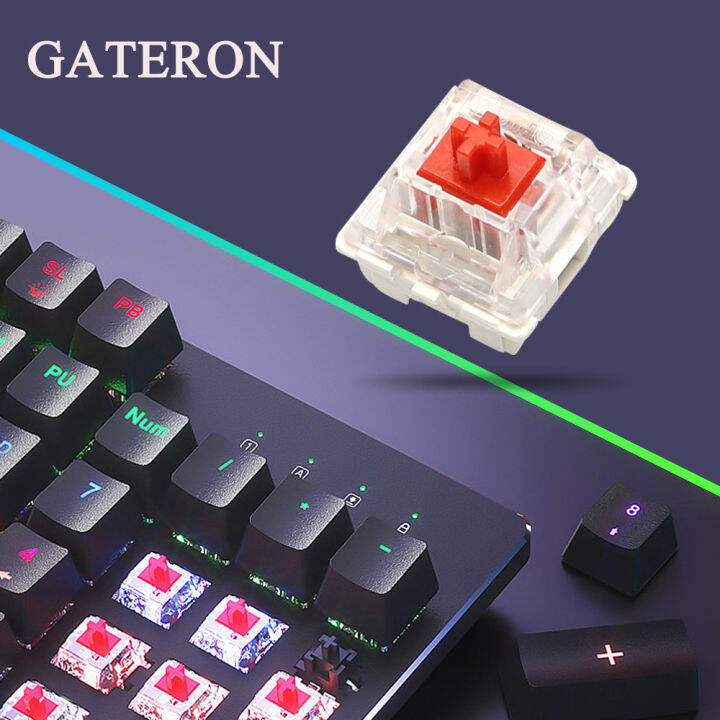 Gateron RGB Keyboard Switches 5Pin MX Game Switches Linear Tactile ...