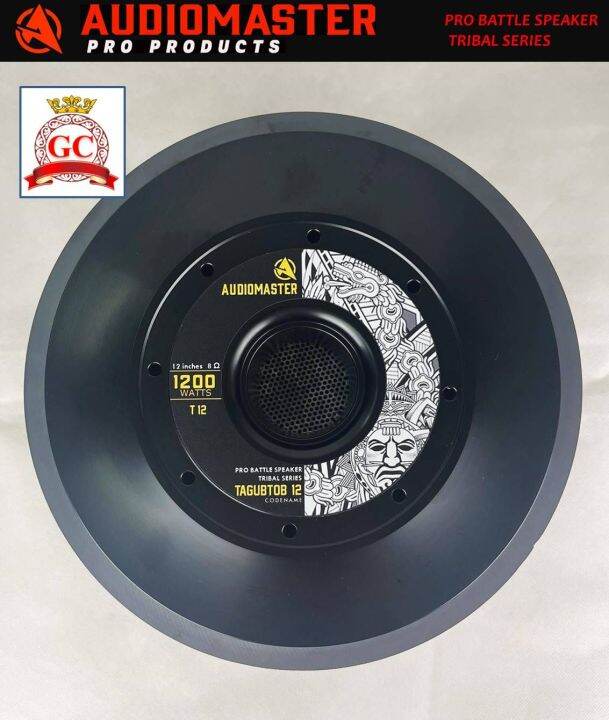 Audiomaster Pro Battle Speaker Tribal Series Tagubtob 12 / T12 subwoofer 12 inches diameter d12 ...