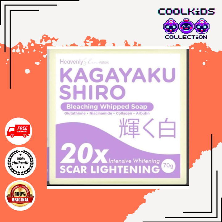 Heavenly Skin Potion Kagayaku Shiro Bleaching Whipped Soap 20x Scar ...