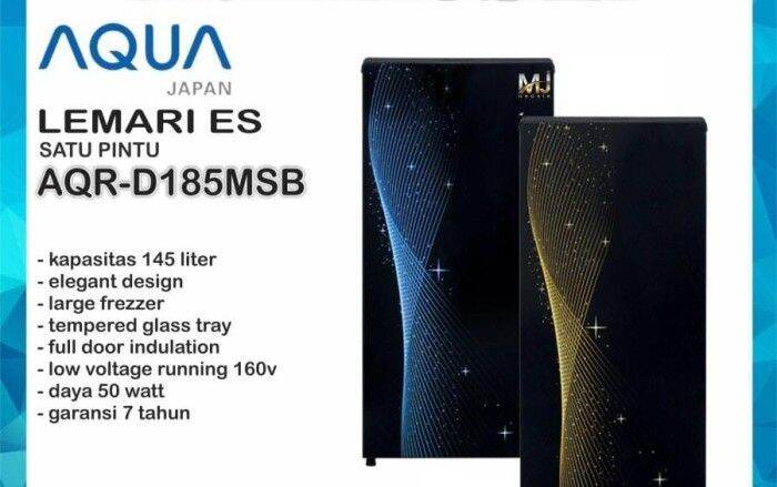 Kulkas 1 Pintu Aqua Bunga AQR-D185 MSB / AQR D185 MSB 145 Liter BOGOR | Lazada Indonesia