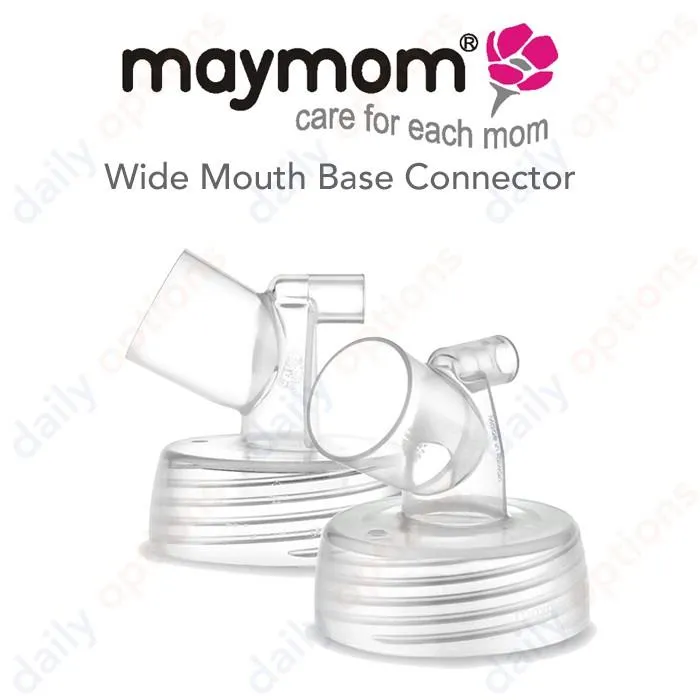 Maymom Wide Mouth Base Connector for Spectra Lansinoh Pumpin Pal Medela ...