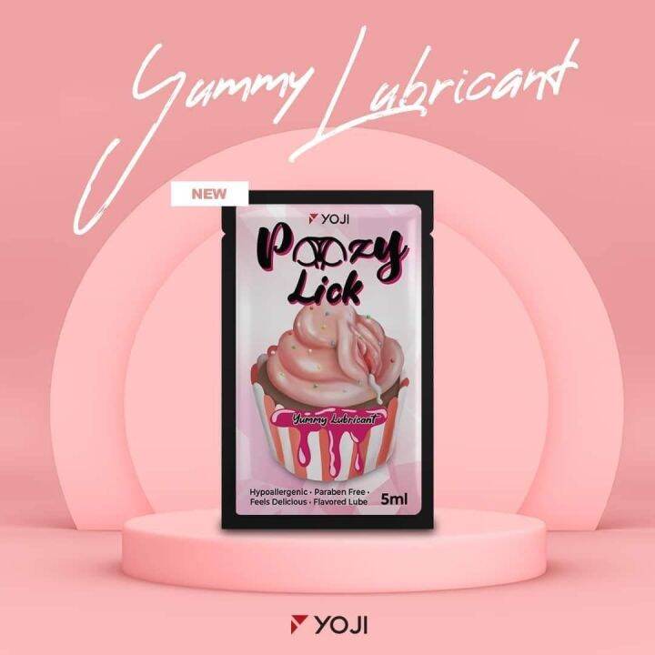 Monstermarketing Poozy Lick 5ml Sachet Edible Flavored Lubricant For