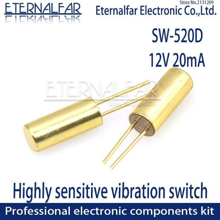 SW-520D Vition Angle Tilt Back-proof Switch Sensor Copper Shell Ball ...