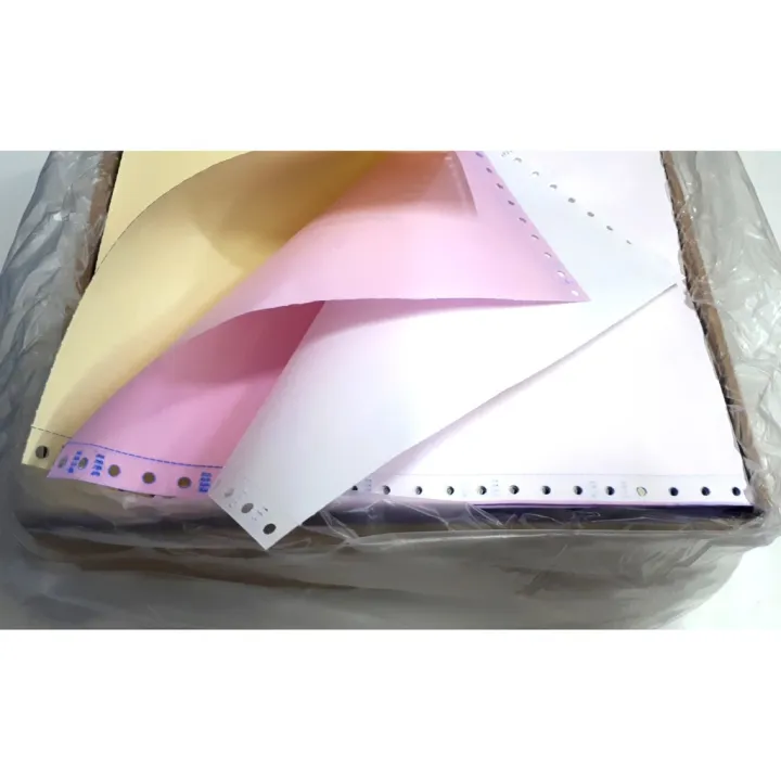 3Ply Carbonless Continuous Form 9.5" x 11" - Colored | Lazada PH