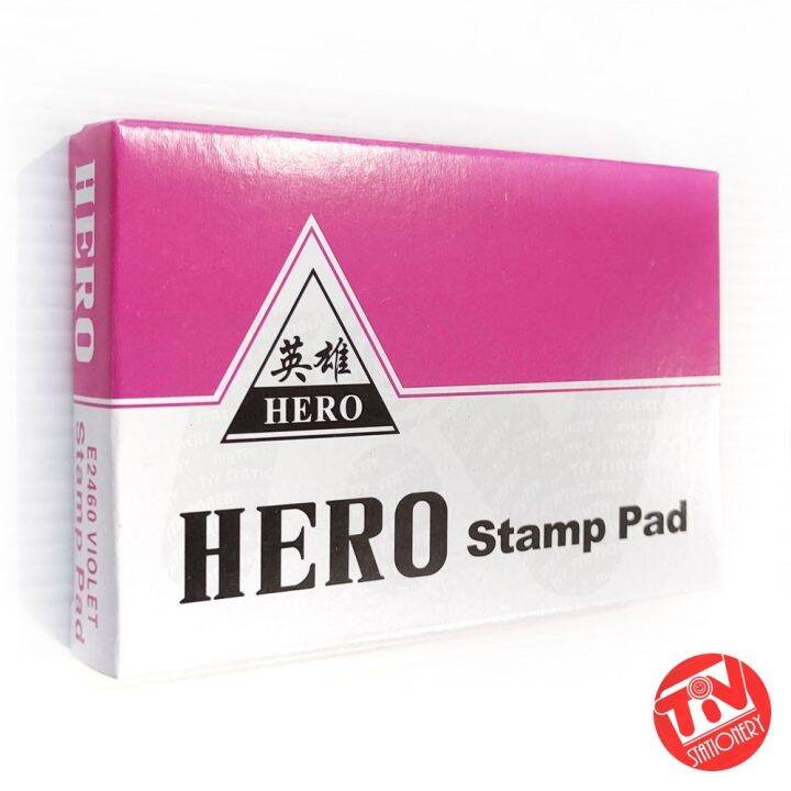 Bak Stempel Hero Stamp Pad E2460 Violet | Lazada Indonesia