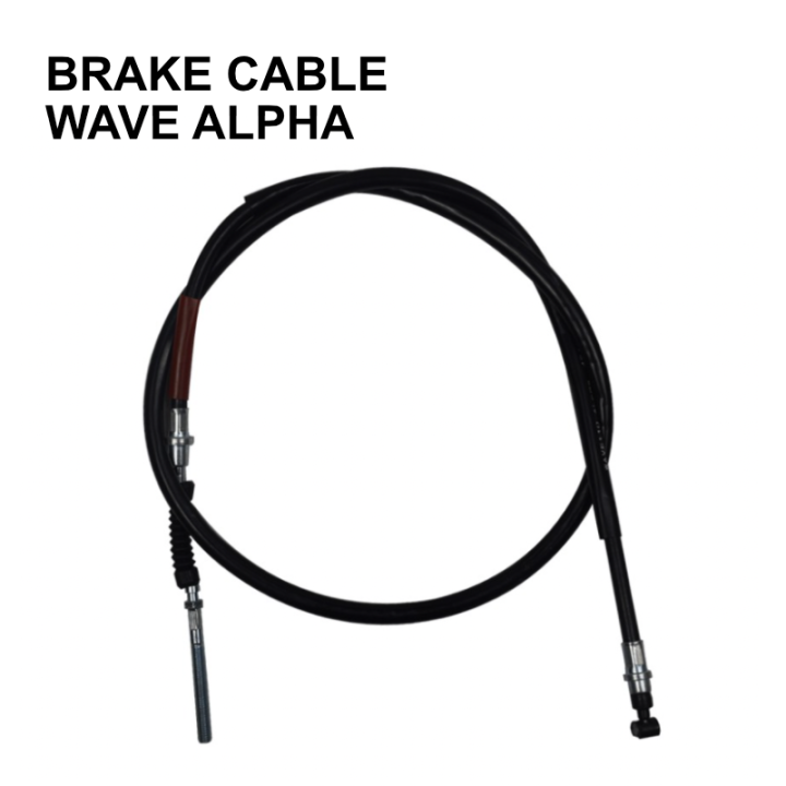 BRAKE CABLE FOR WAVE ALPHA MOTORCYCLE [LAZY PANDA] | Lazada PH