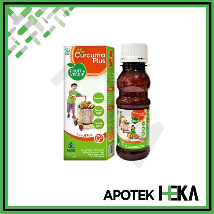 Curcuma Plus Fruit and Veggie Jeruk 100 ml - Sirup Pertumbuhan Anak ...