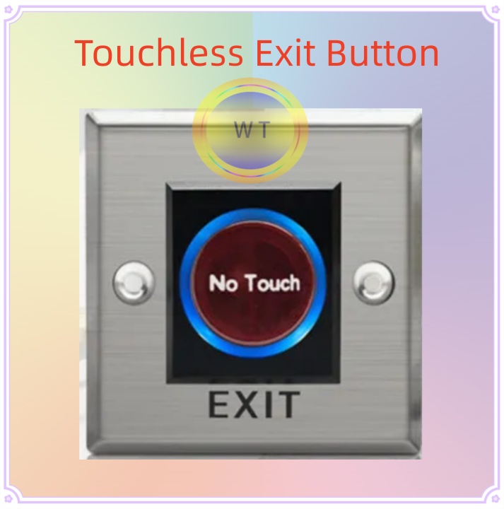 Infrared Sensor Switch No Touch Contactless Door Release Exit Button With Led Indication Door