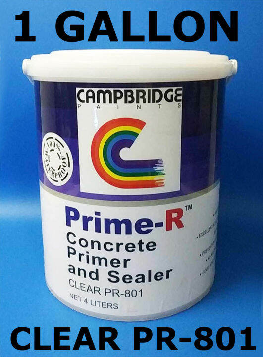 ORIGINAL CAMPBRIDGE PRIME-R CONCRETE PRIMER AND SEALER PR-801 CLEAR ( 1 ...