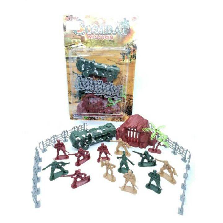 🌻𝐑𝐄𝐀𝐃𝐘-𝐒𝐓𝐎𝐂𝐊🌻 SOLDIER / ARMY MINI PLAYSET / SET MAINAN MINI ASKAR | Lazada