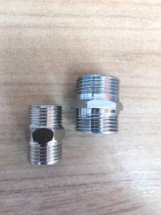Compression Fitting Napple Sambungan Selang Kuningan Double Napple ...