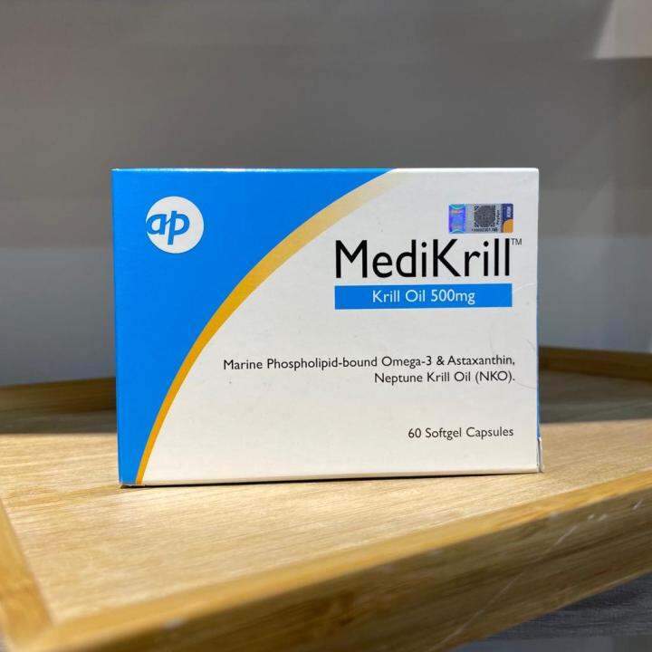 (Authentic Guarantee) MediKrill Krill Oil 500mg 60's | Lazada