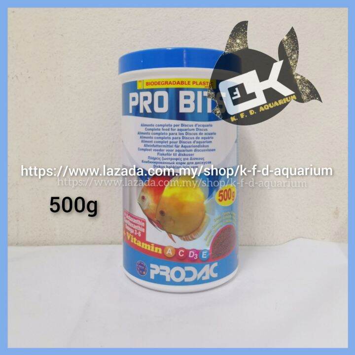 Prodac Pro Bits 500g Discus Fish Food (Slowly Sinking) | Lazada