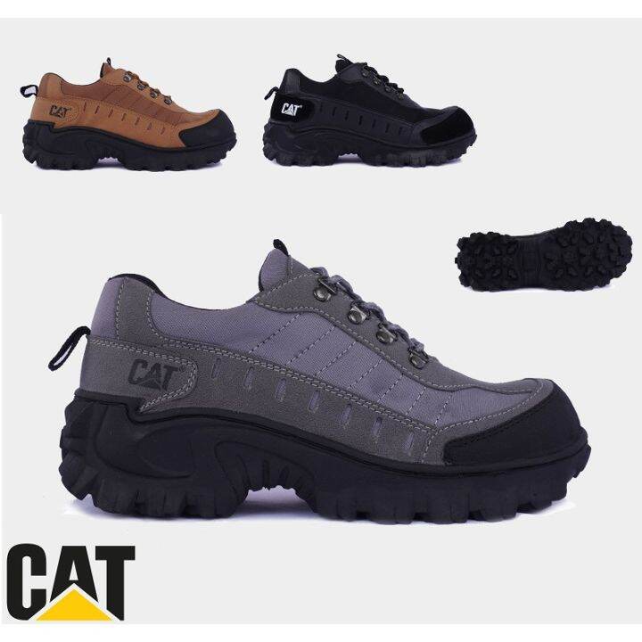 PRIA Men's Safety Boots Caterpillar Bulldozer Shoes Septi Boots Iron ...