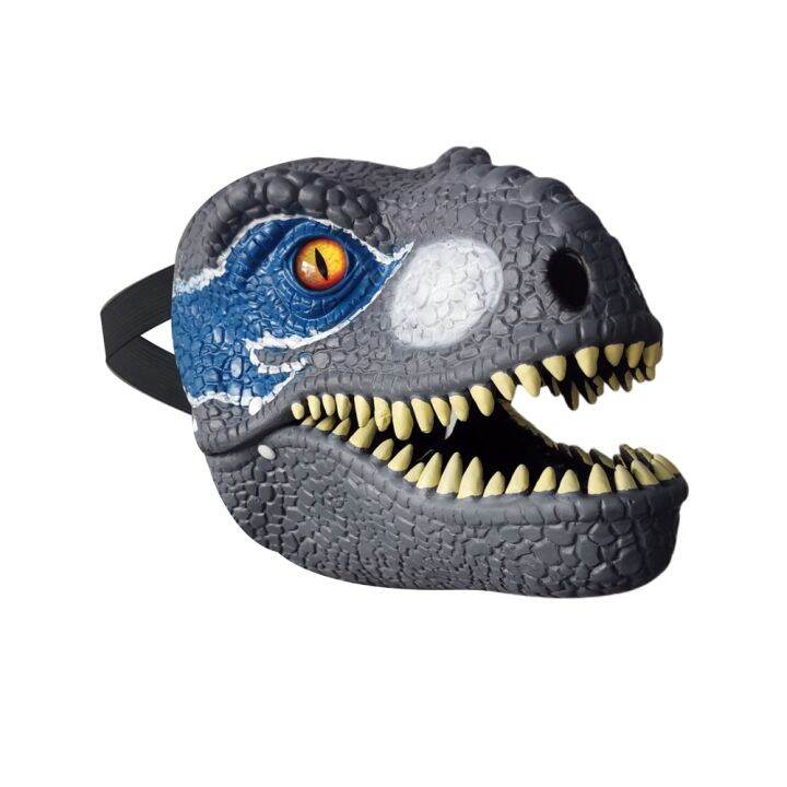 3D Movable Mouth Dinosaur Mask For Halloween Role Play Props ...