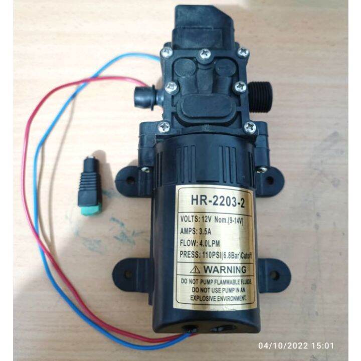 Pompa Air DC 12V /Pompa Cuci Motor/ Dinamo Pump Sprayer Soket Drat 110 ...