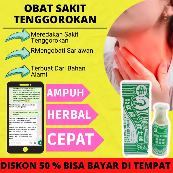 [PROMO]Obat Sakit Tenggorokan dan Sariawan | Cheng Sie Lung Hau Feng ...