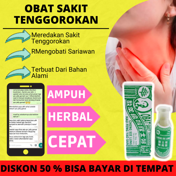 [PROMO]Obat Sakit Tenggorokan dan Sariawan | Cheng Sie Lung Hau Feng ...