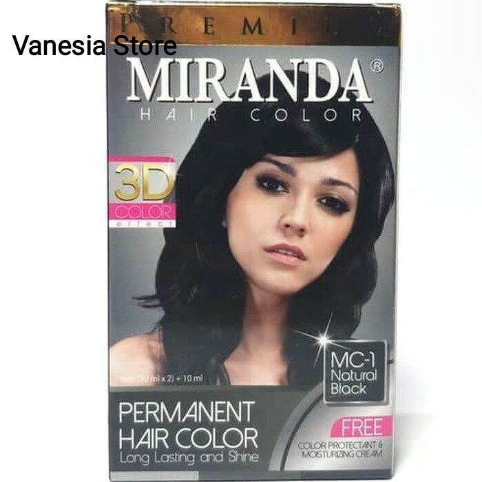 PREMIUM MIRANDA HAIR COLOR MC-1 NATURAL BLACK | Lazada Indonesia