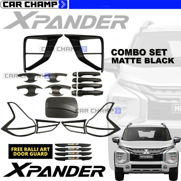 Xpander GLX 2018 to 2022 Combo Set Garnish Cover Matte Black with FREE ...