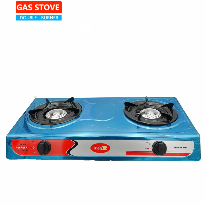 Heavy Duty Double Burner Gas Stove | Stainless Body | Lazada PH