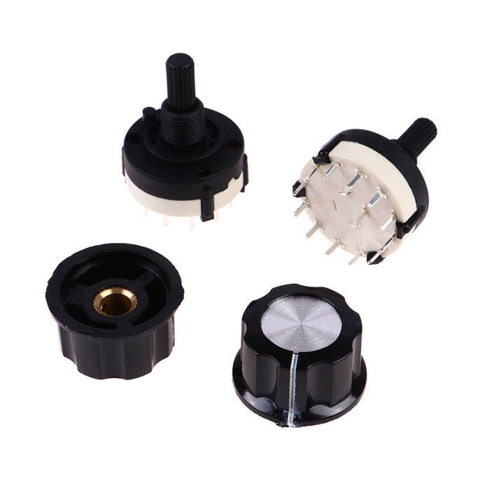 1Pc RS26 1/2/3/4Pole Selectable Band Rotary Channel Selector Switch ...