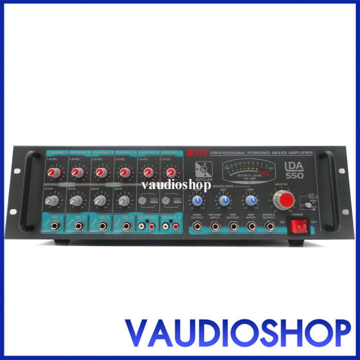 NPE LDA-550 เครื่องขยายเสียง Power Mixer แอมป์ เพาเวอร์ เพาเวอร์มิกซ์ เอ็นพีอี LDA550 | Lazada.co.th