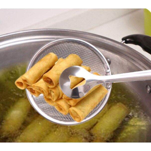 ThisKwento Multifuntion Cooking Frying Tong With Oil Strainer And With ...