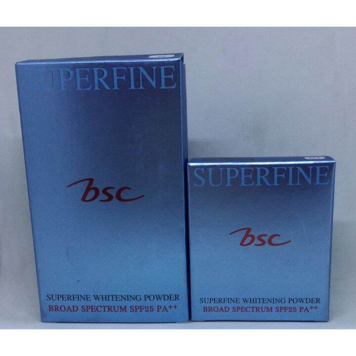 BSC SUPERFINE WHITENING POWDER BROAD SPECTRUM SPF25 PA++ | Lazada.co.th