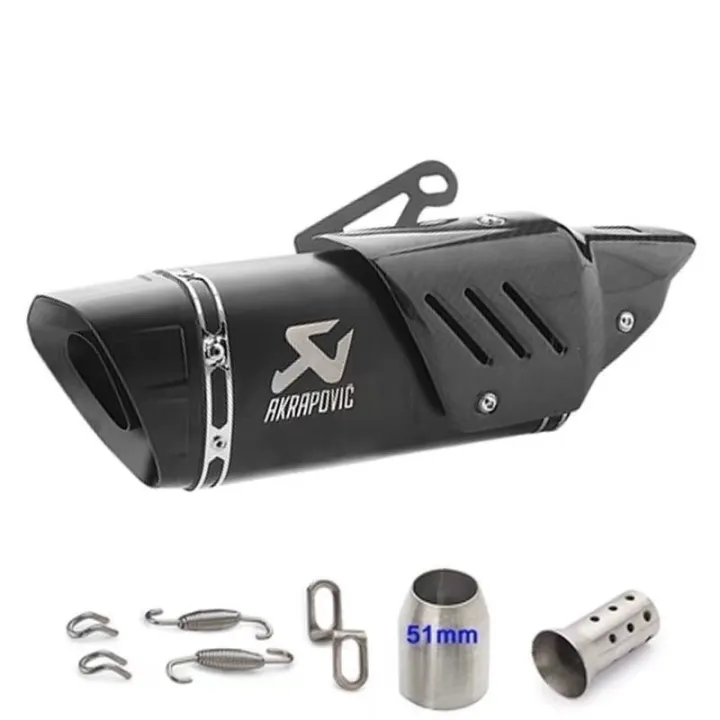 Akrapovic M1 with DB killer included 51mm inletr(with muffle） | Lazada PH