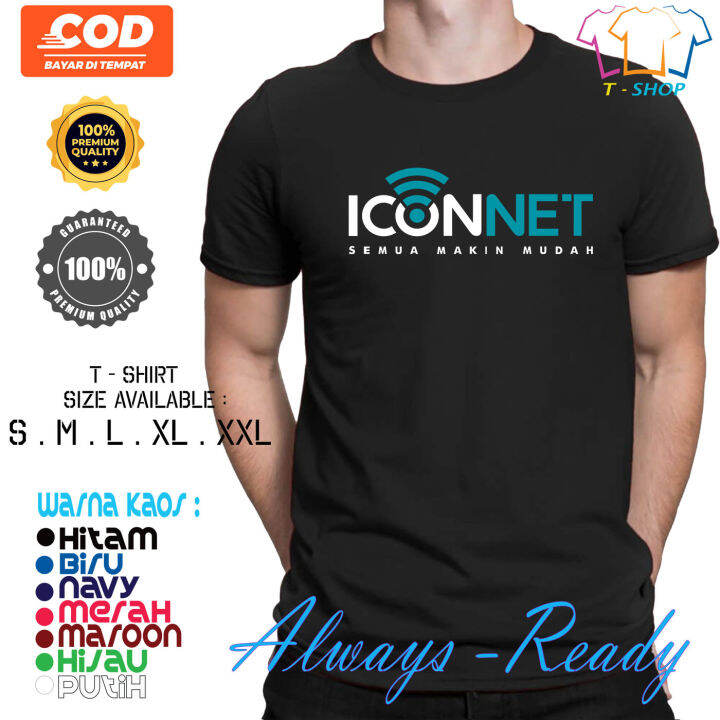 Kaos Iconnet PLN Icon Logo Baju Perusahaan | Lazada Indonesia