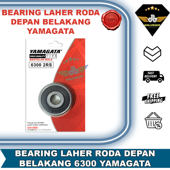 Bearing laher lahar pelor roda depan belakang 6300 2RS YAMAGATA ...