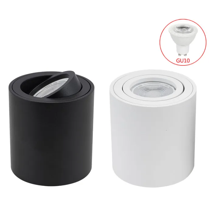 Adjustable LED Round Surface Mount Trimless Downlight GU10 Fixture ...