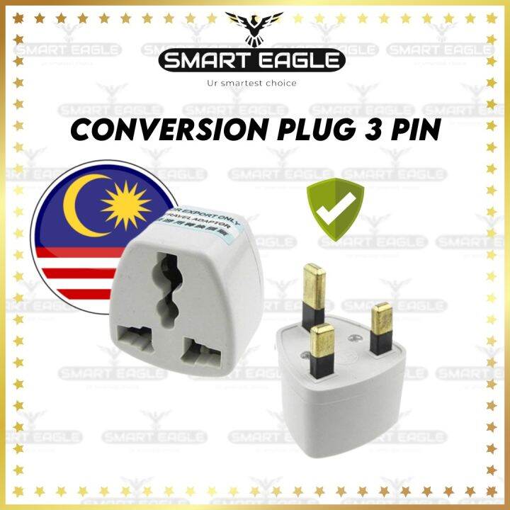 3 Pin Adapter Converter Travel UK Plug Socket China to Malaysia Plug ...