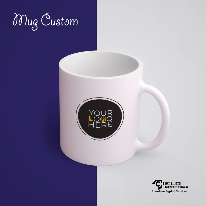 GELAS MUG CUSTOM bisa pakai FOTO dan DESAIN sendiri. SOUVENIR WEDDING ...