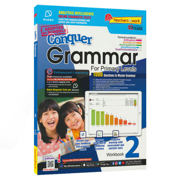 SAP conquer Grammar Workbook 2 comes with a second grade Workbook of ...