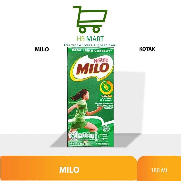 MINUMAN NESTLE MILO ACTIV-GO COKELAT UHT 180ML | Lazada Indonesia