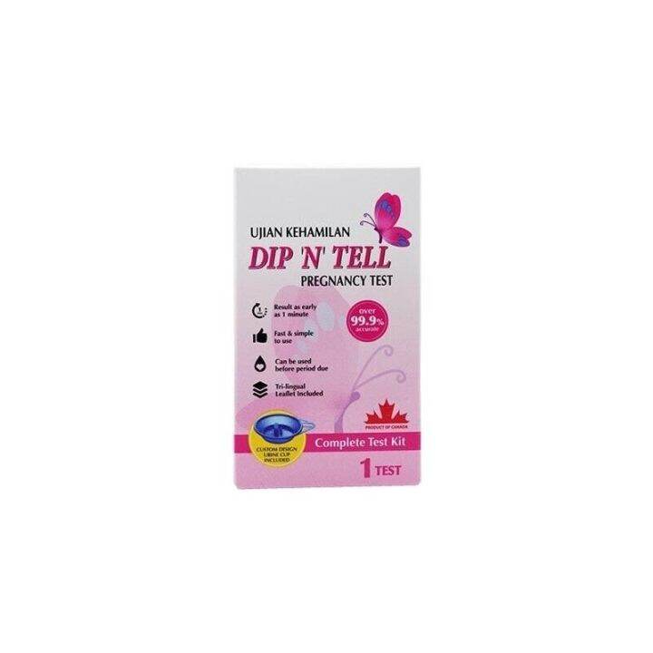 Dip N Tell Pregnancy Test 1s (Ready Stock) | Lazada
