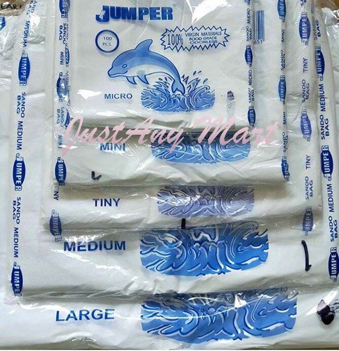 Sando Plastic Bag Small / Medium / Large (100 pcs) | Lazada PH